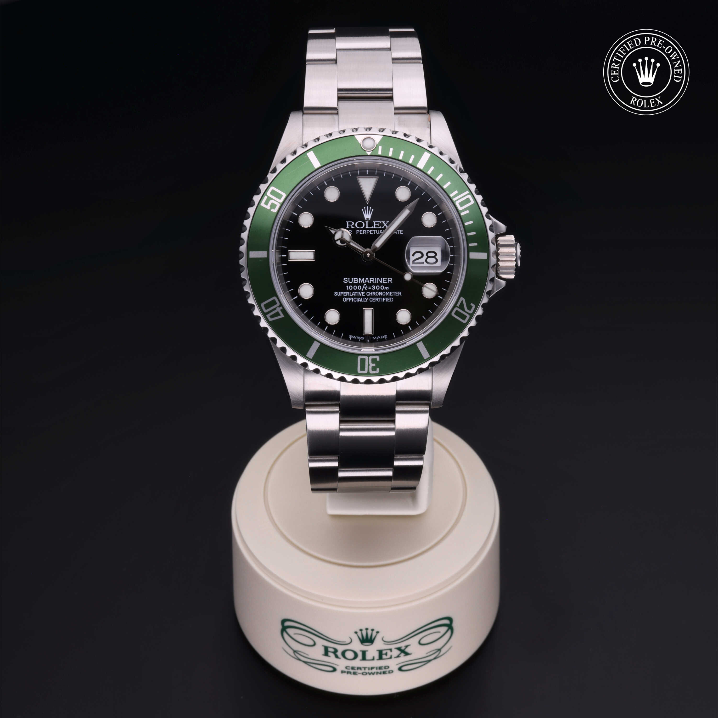 Rolex Certified Pre-Owned Submariner Date, 40 mm, Steel, 2003, 16610LV ...