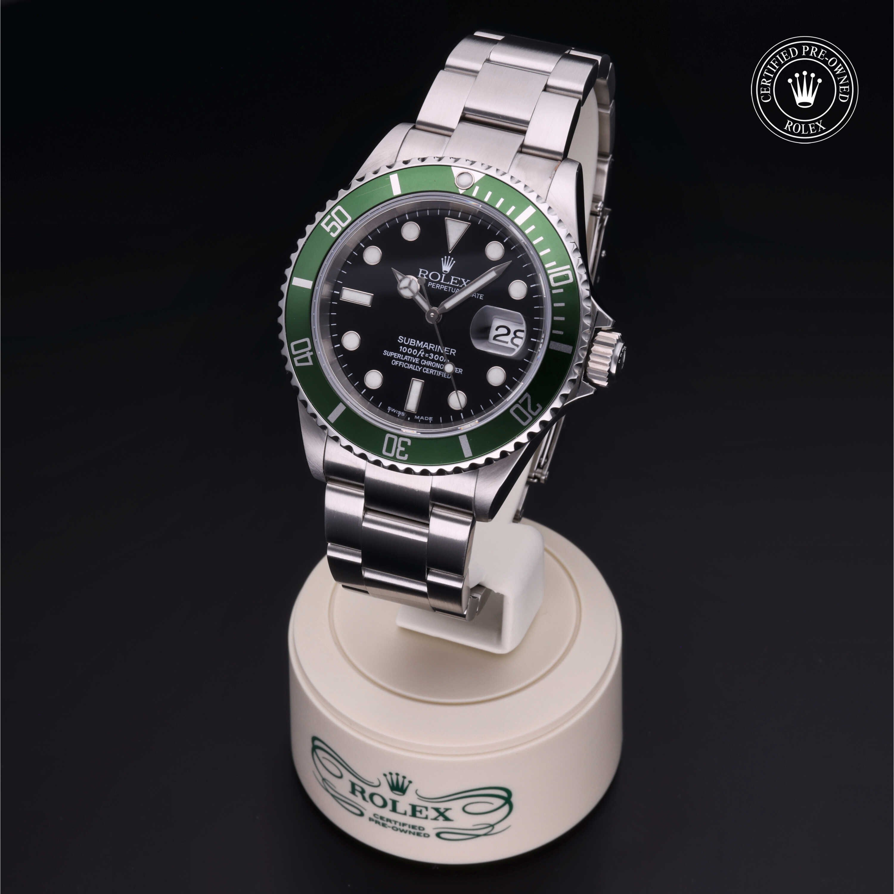 Rolex Certified Pre-Owned Submariner Date, 40 mm, Steel, 2003, 16610LV ...